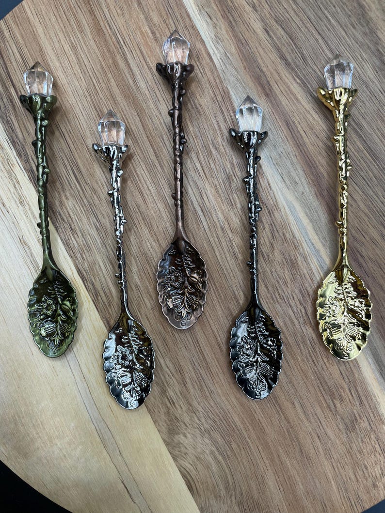Vintage Fairy Spoons – Enchanted Set of 5 or Individual Variants - Etsy