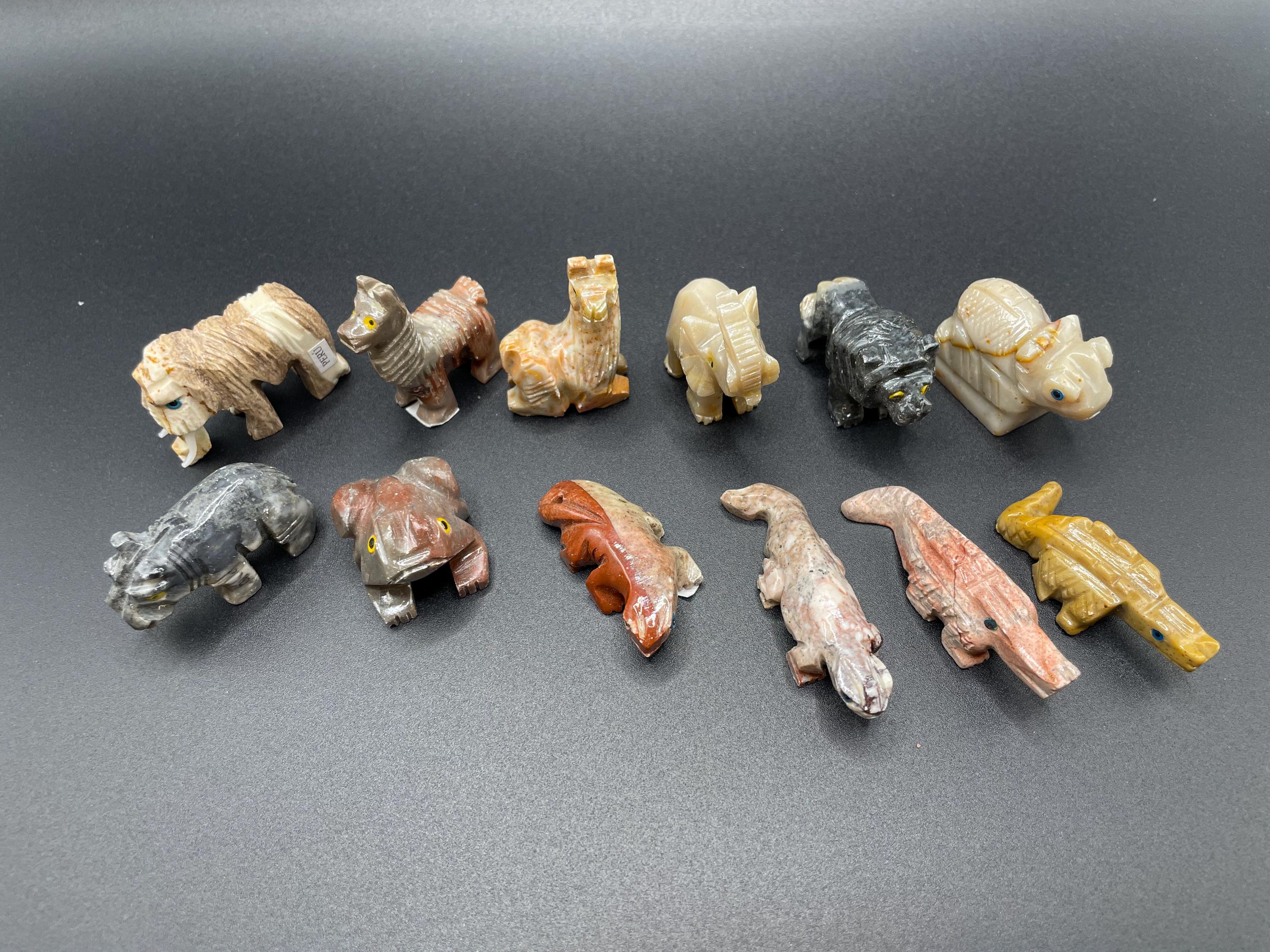 Hand-carved Peruvian Soapstone Animal Figurines – Choose Your Favorite ...