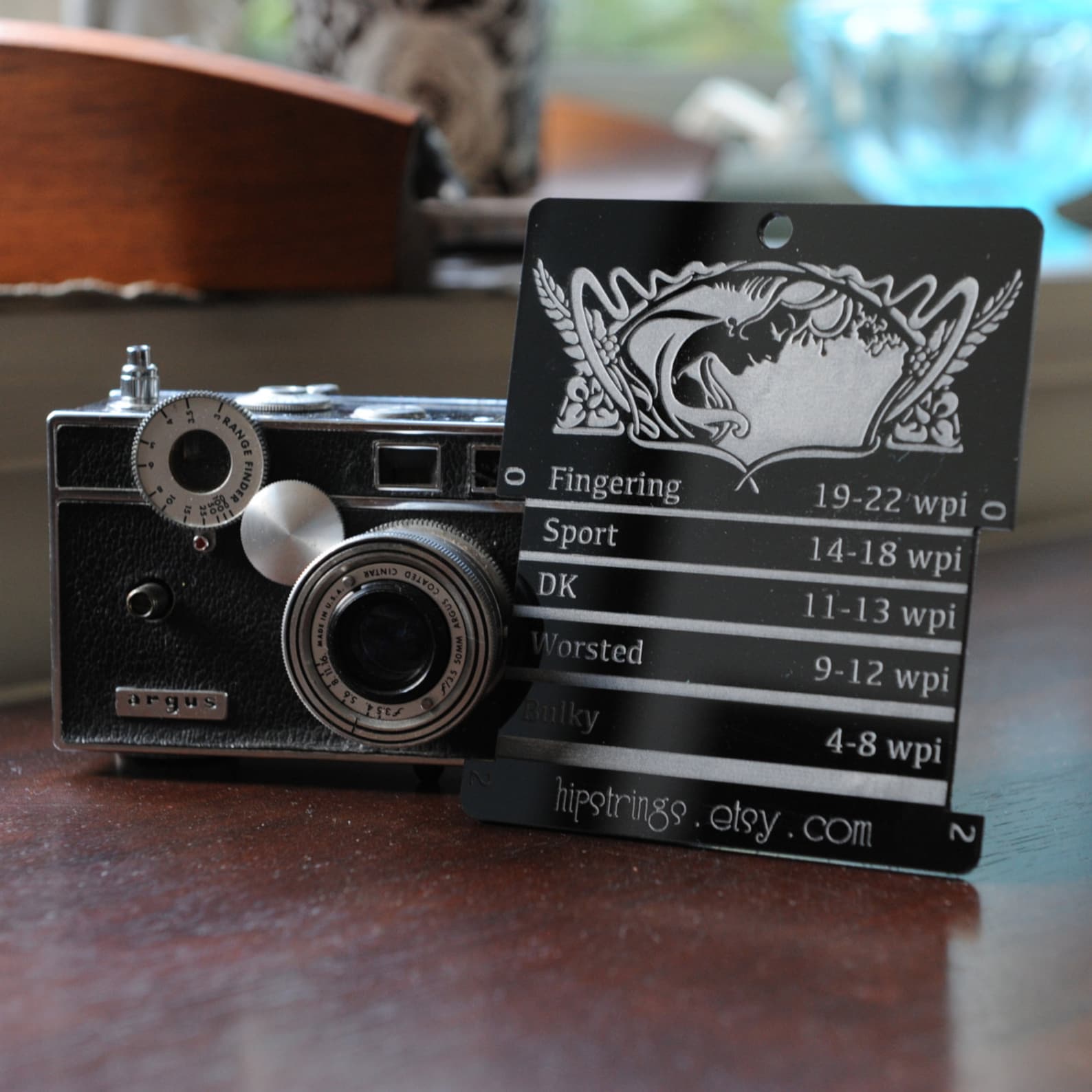 Spinners Control Card/ WPI Tool - Clear and Various Colored Acrylic - Etsy