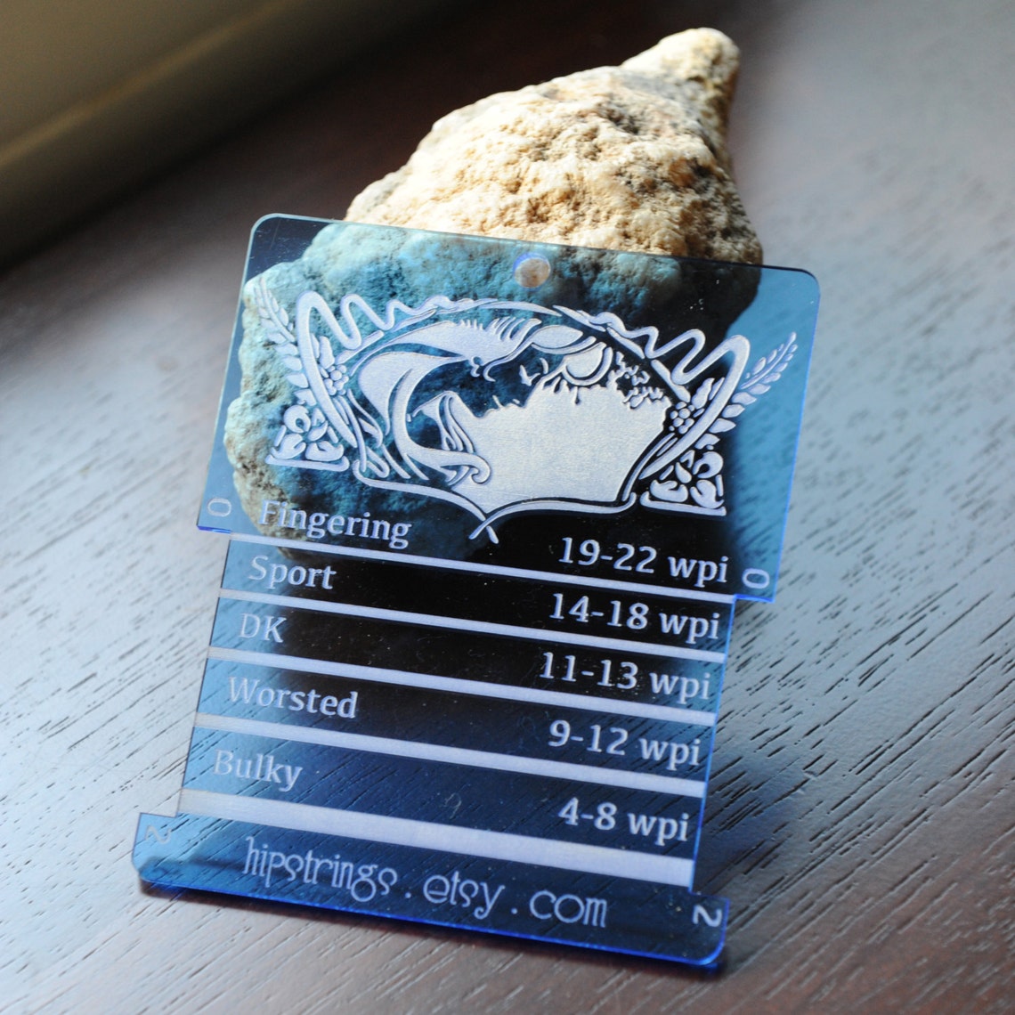 Spinners Control Card/ WPI Tool Clear and Various Colored | Etsy