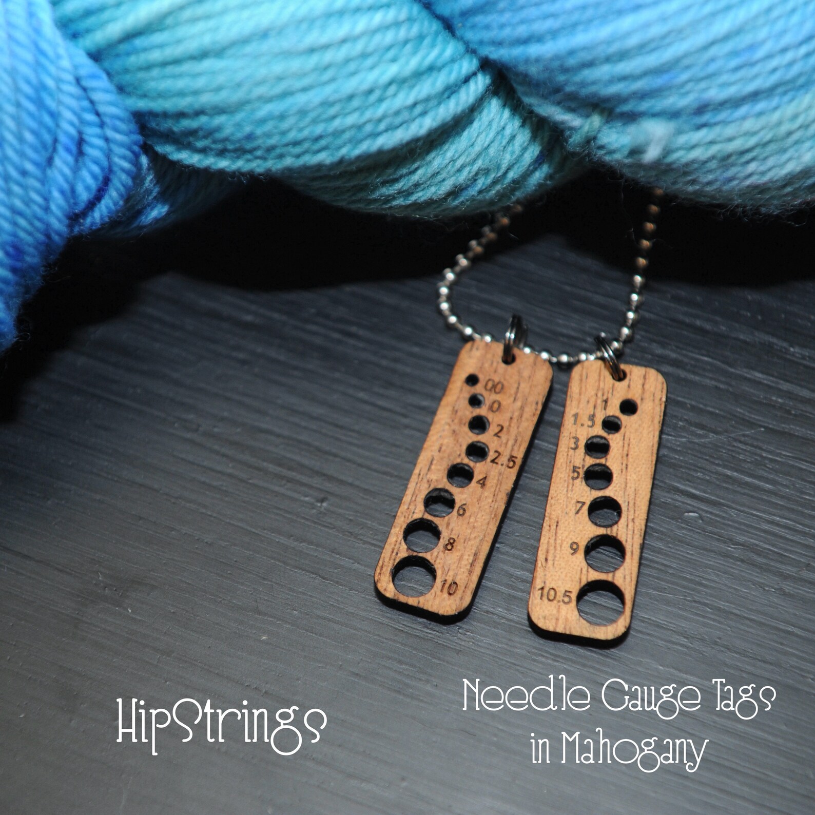 Needle Gauge Tags Acrylic and Wood - Etsy