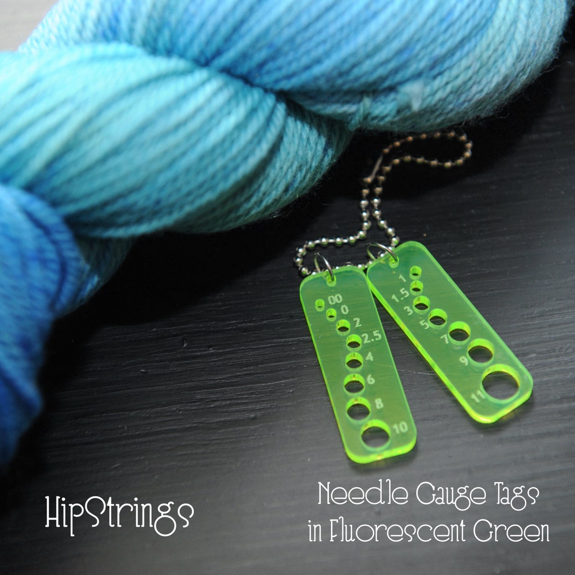 Needle Gauge Tags Acrylic and Wood - Etsy