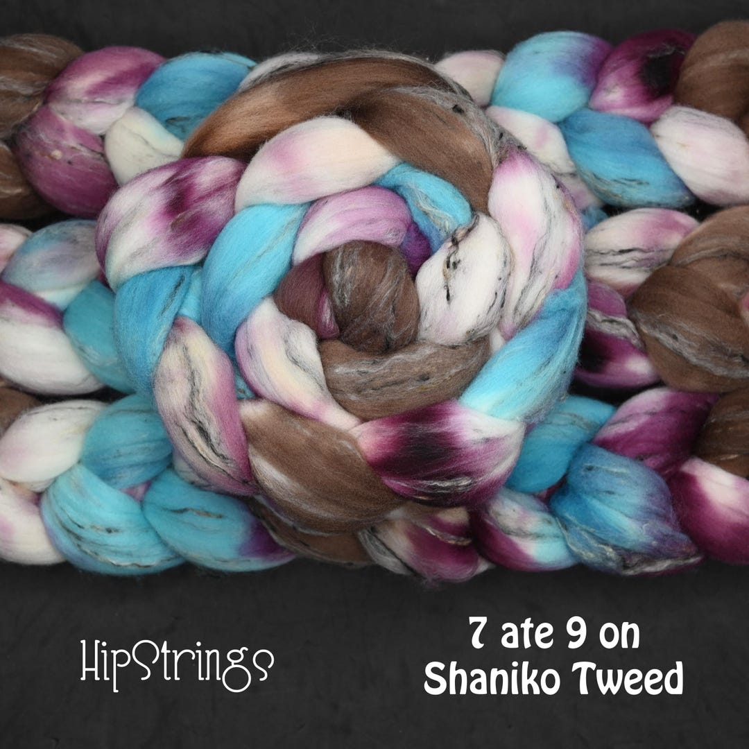 7 Ate 9 on Shaniko Tweed Wool and Viscose Combed Top - 4 Oz - Etsy