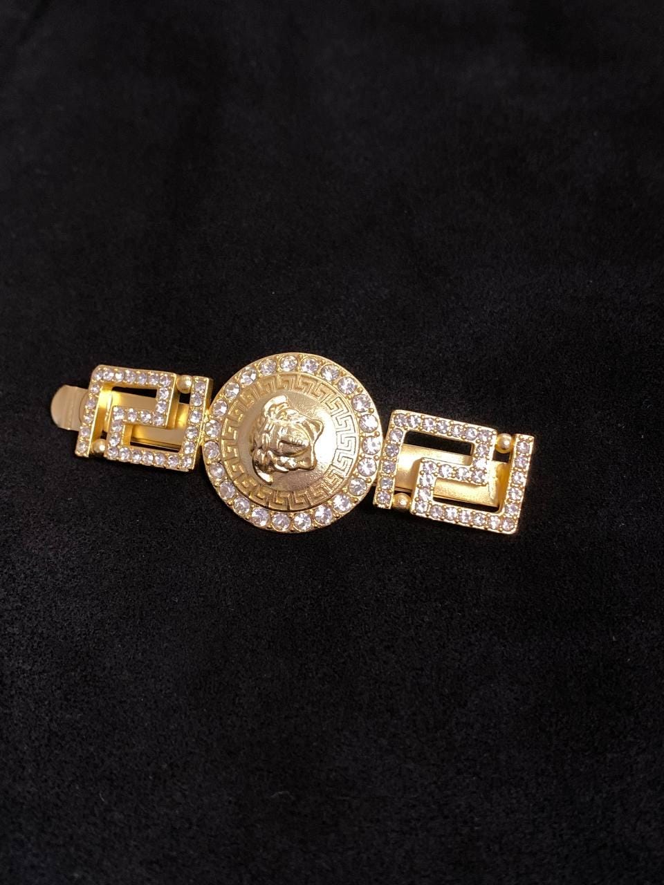 Versace Hair Clip - Etsy Versace Hair Clip - Etsy