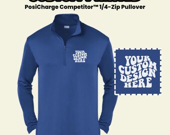 Custom Monogram Quarter Zip Sweater, Personalized Quarter Zip ...