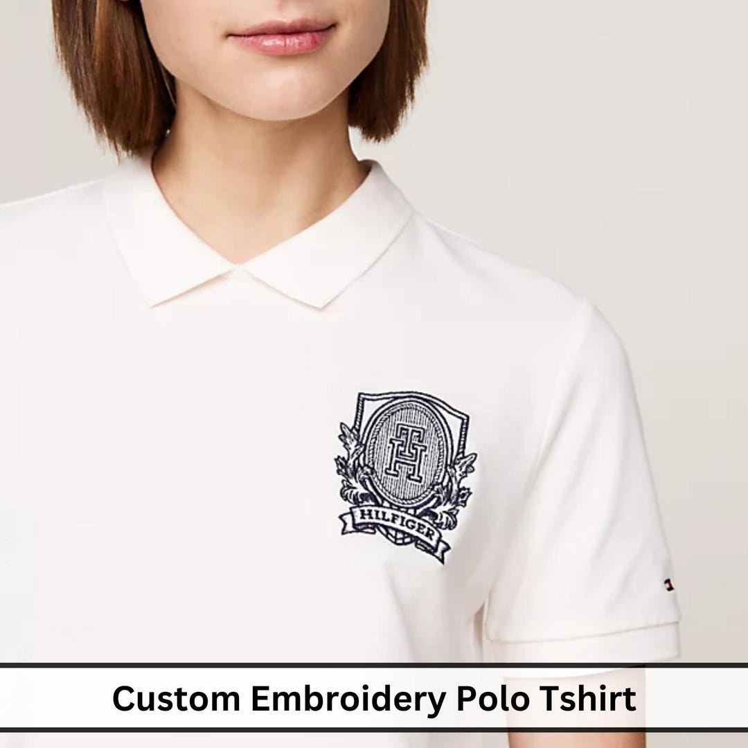 Custom Polo W/ Embroidery, Custom Embroidered Polo, Business Casual ...
