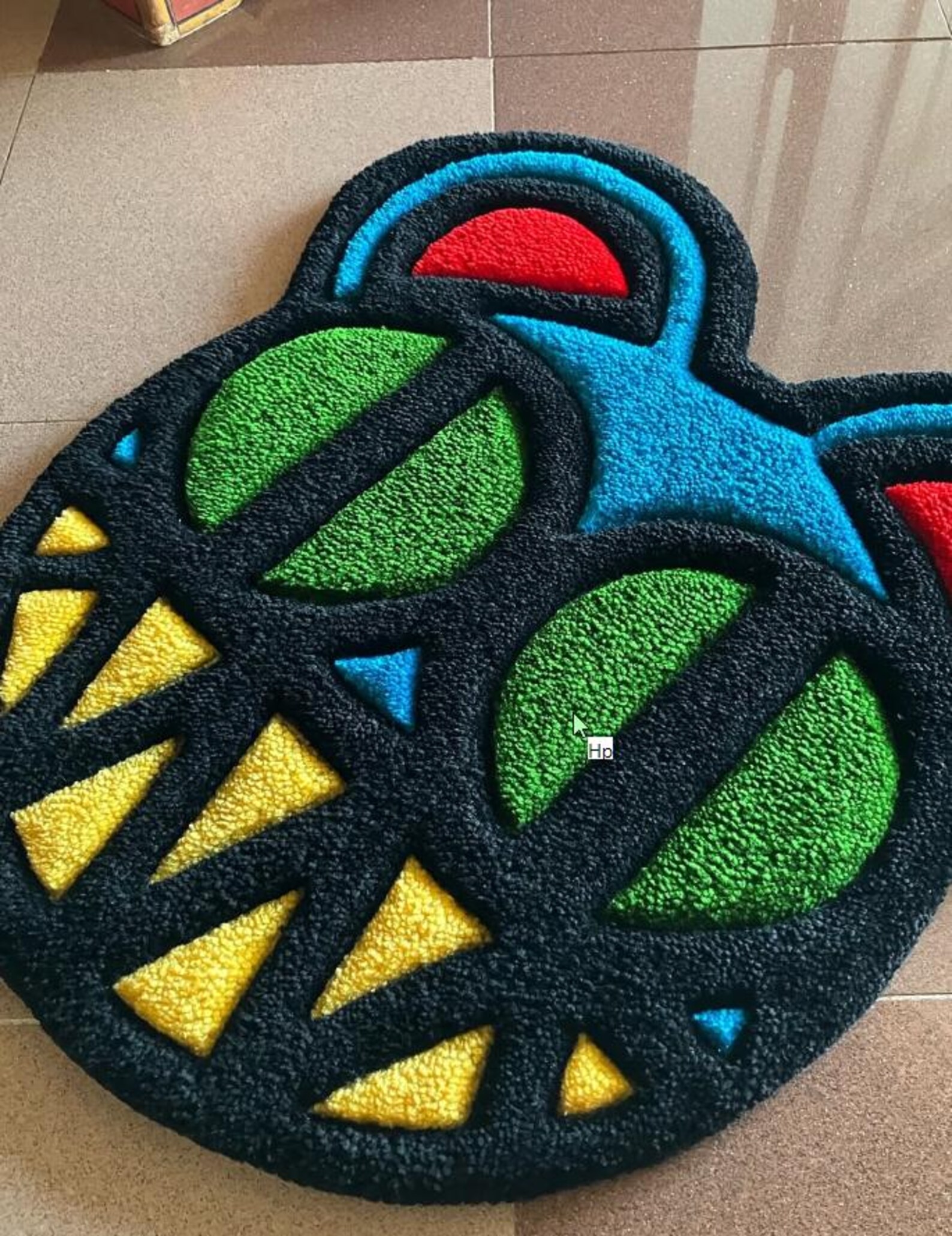 Colorful Radiohead Modified Bear Custom Rug - Etsy
