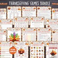 Thanksgiving Left-right Game | Thanksgiving Party Games | Thanksgiving ...