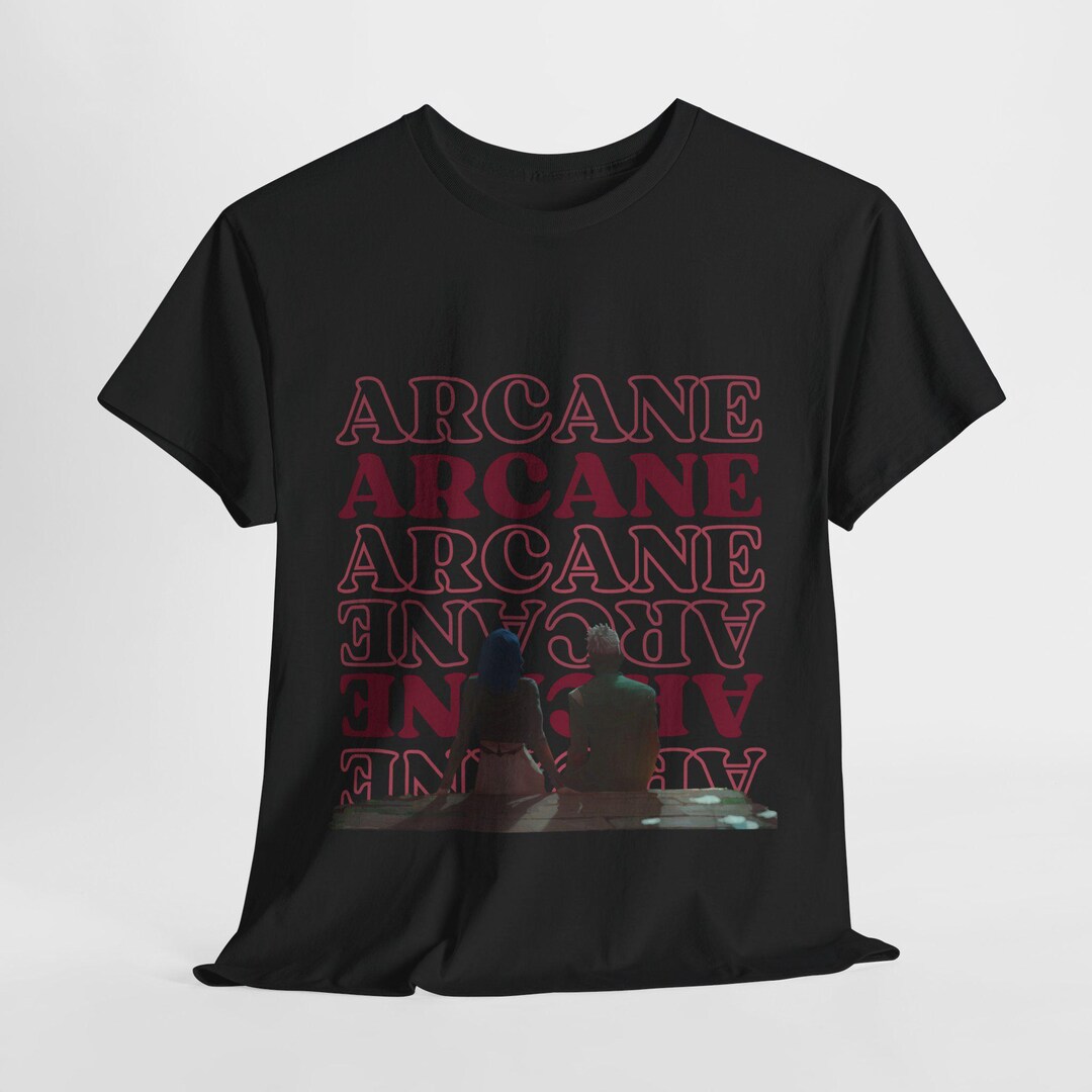 Jinx&ekko Arcane T-shirt, Gaming Shirt, Videogame Apparel, Moba Legend ...