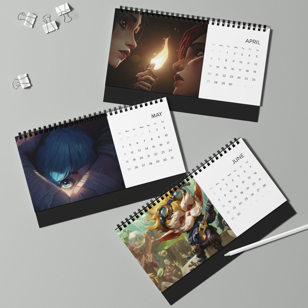Arcane LOL 2025 Desktop Calendar: Video Game Fan Gift - Etsy