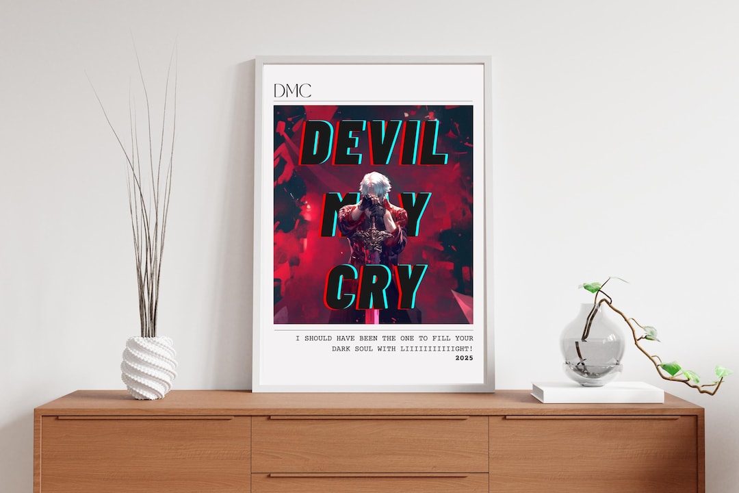 Devil May Cry Poster: Dante Quote Gamer Room Decor (digital Download ...