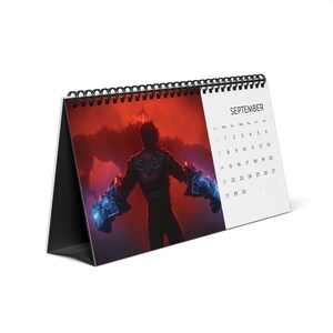 Arcane LOL Desktop Calendar, 2025 Grid Planner, Video Game Fan Gift ...