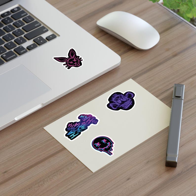 Jinx Neon Graffiti Sticker Sheets Arcane League of Legends Decals ...