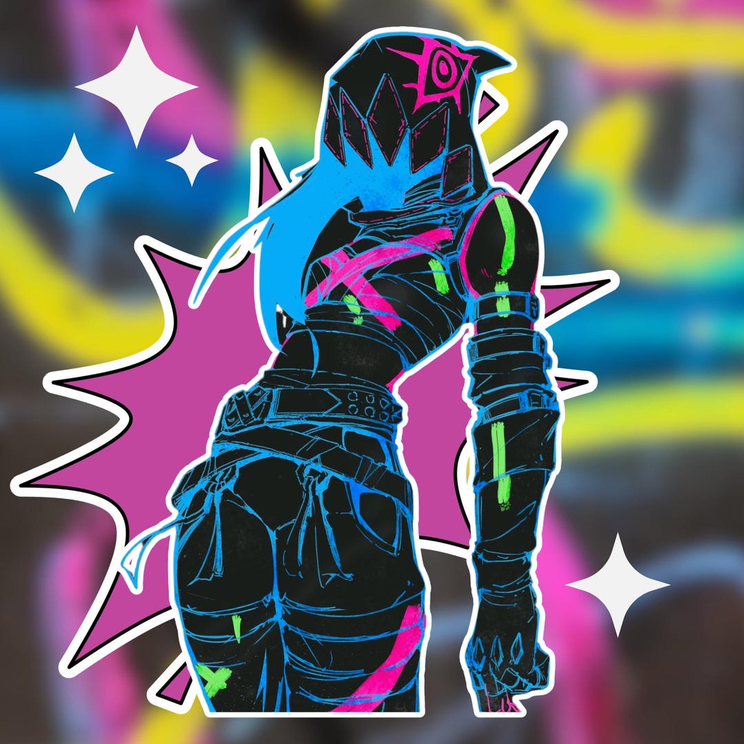 Jinx Sticker: Arcane League of Legends Vinyl Decal - Etsy