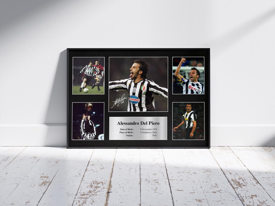 Alessandro Del Piero Signed Photo Collage – Digital Download - Etsy