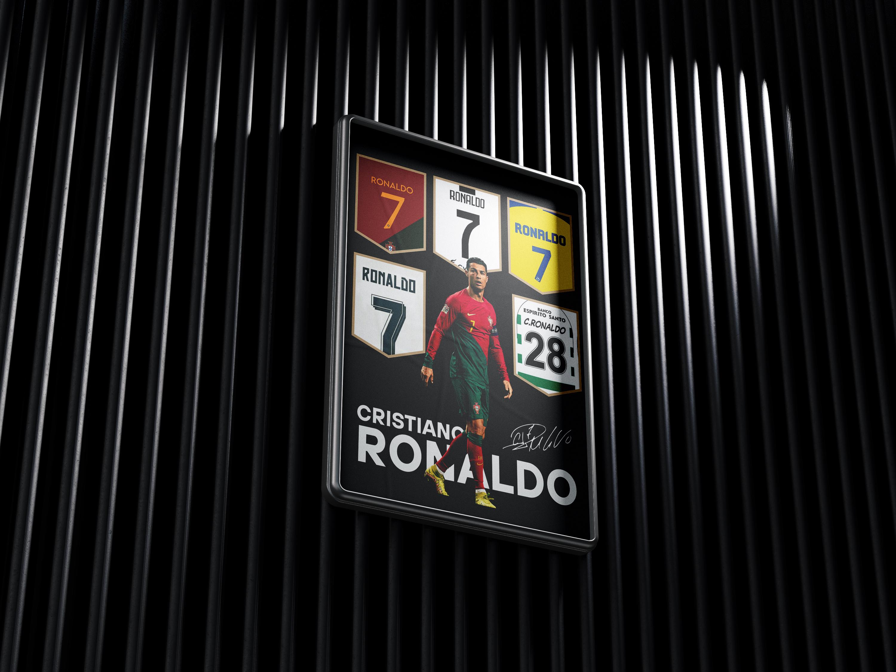 Cristiano Ronaldo Evolution Poster: Portugal CR7 Wall Art (digital ...