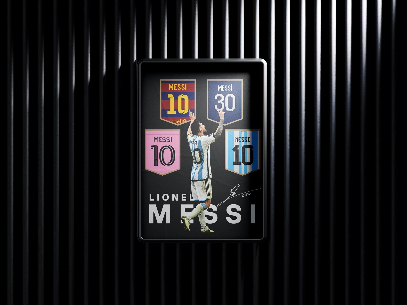 Lionel Messi Digital Poster – Printable Wall Art of Messi’s Iconic ...