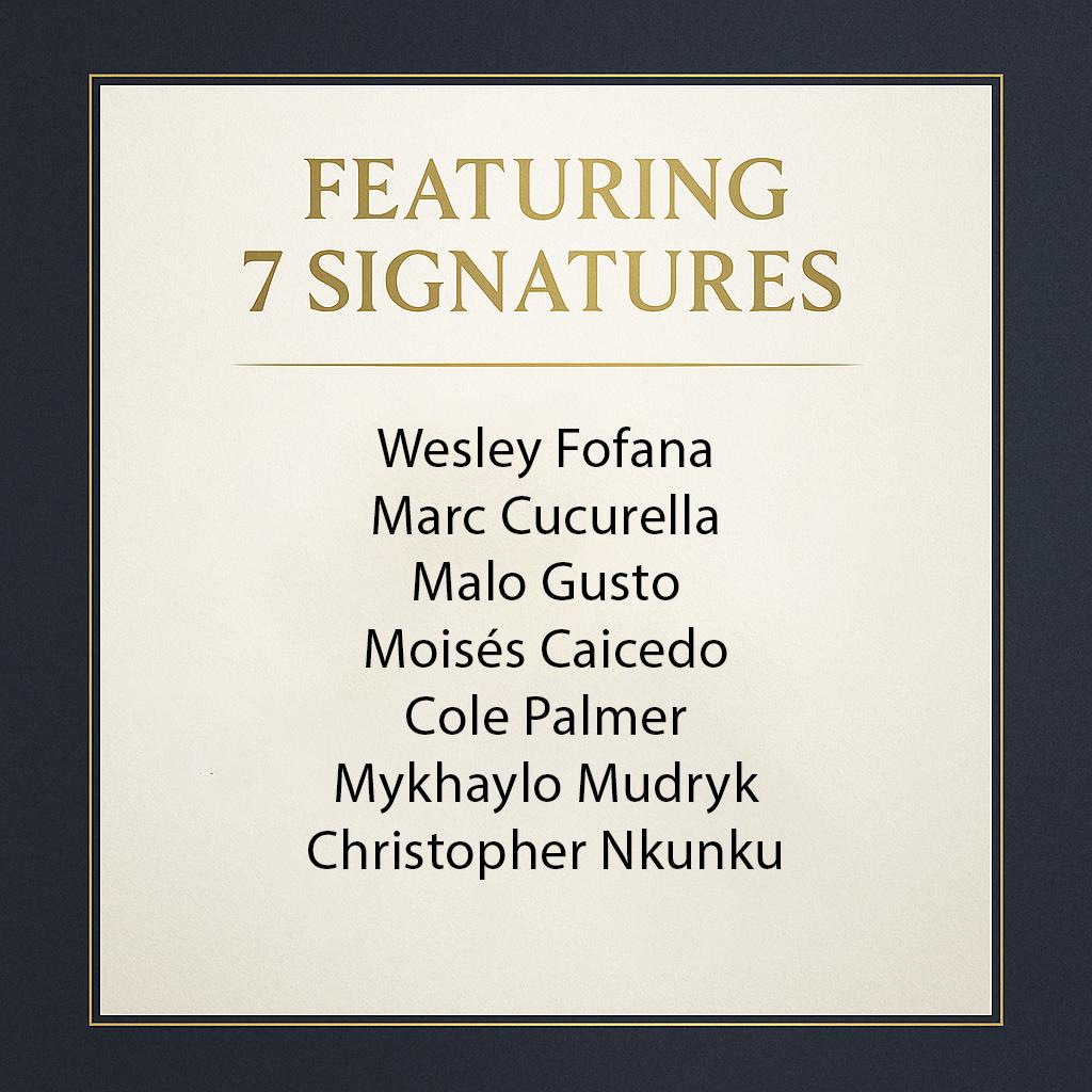 Custom Signed Chelsea FC Jersey Poster | Personalized Name and Number ...