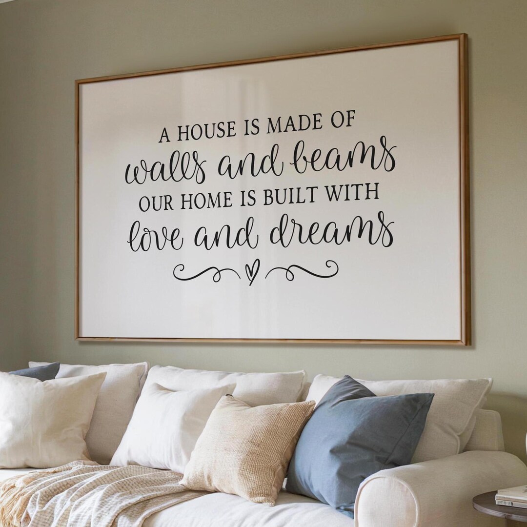 Home Quote Printable Sign, Home Sign Printable Art, Home Decor ...