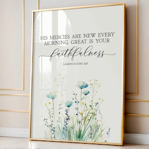 Lamentations 3:23 Printable, His Mercies Are New Every Morning ...