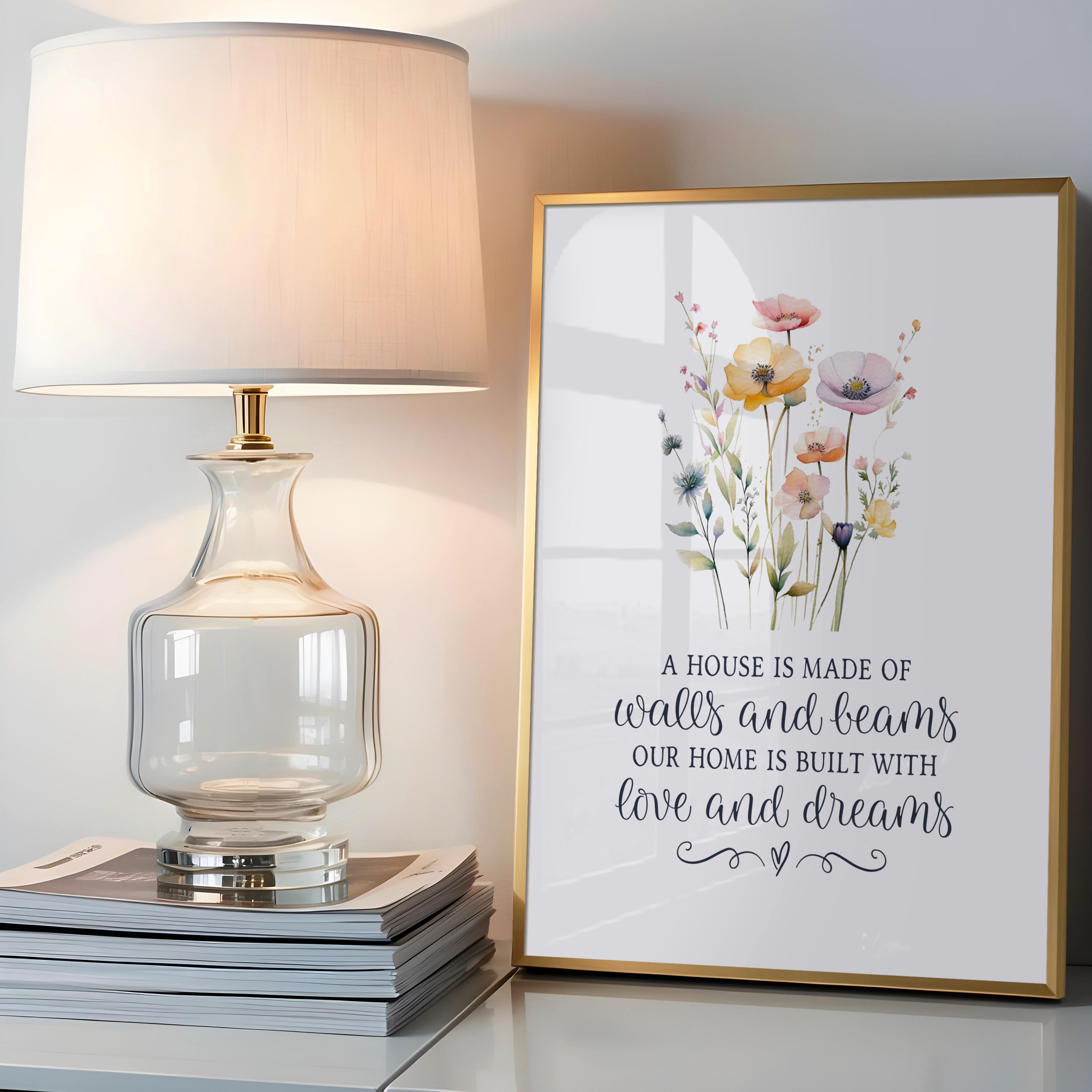 Home Quote Printable Sign, Home Sign Printable Art, Home Decor ...