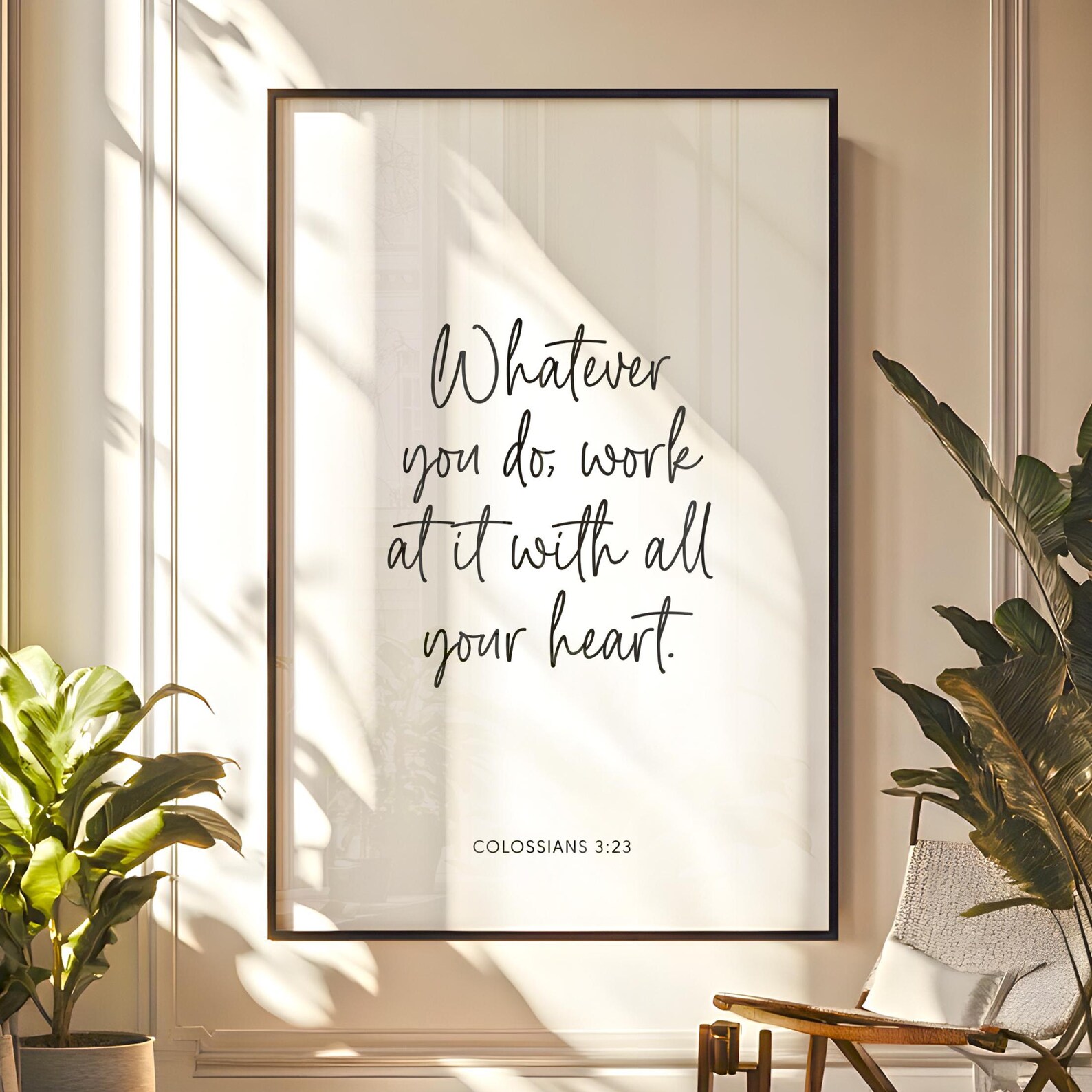 Colossians 3:23 Printable, Whatever You Do Work at It With All Your ...