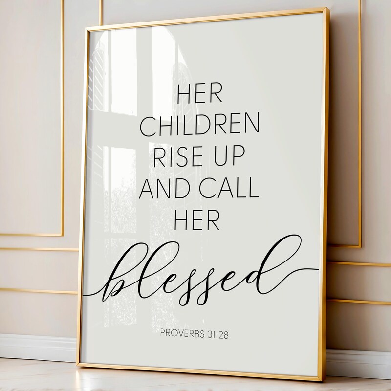 Proverbs 31 28 - Etsy