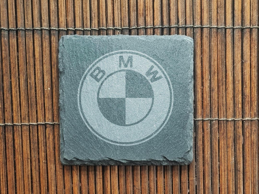 Slate BMW Coaster - Etsy
