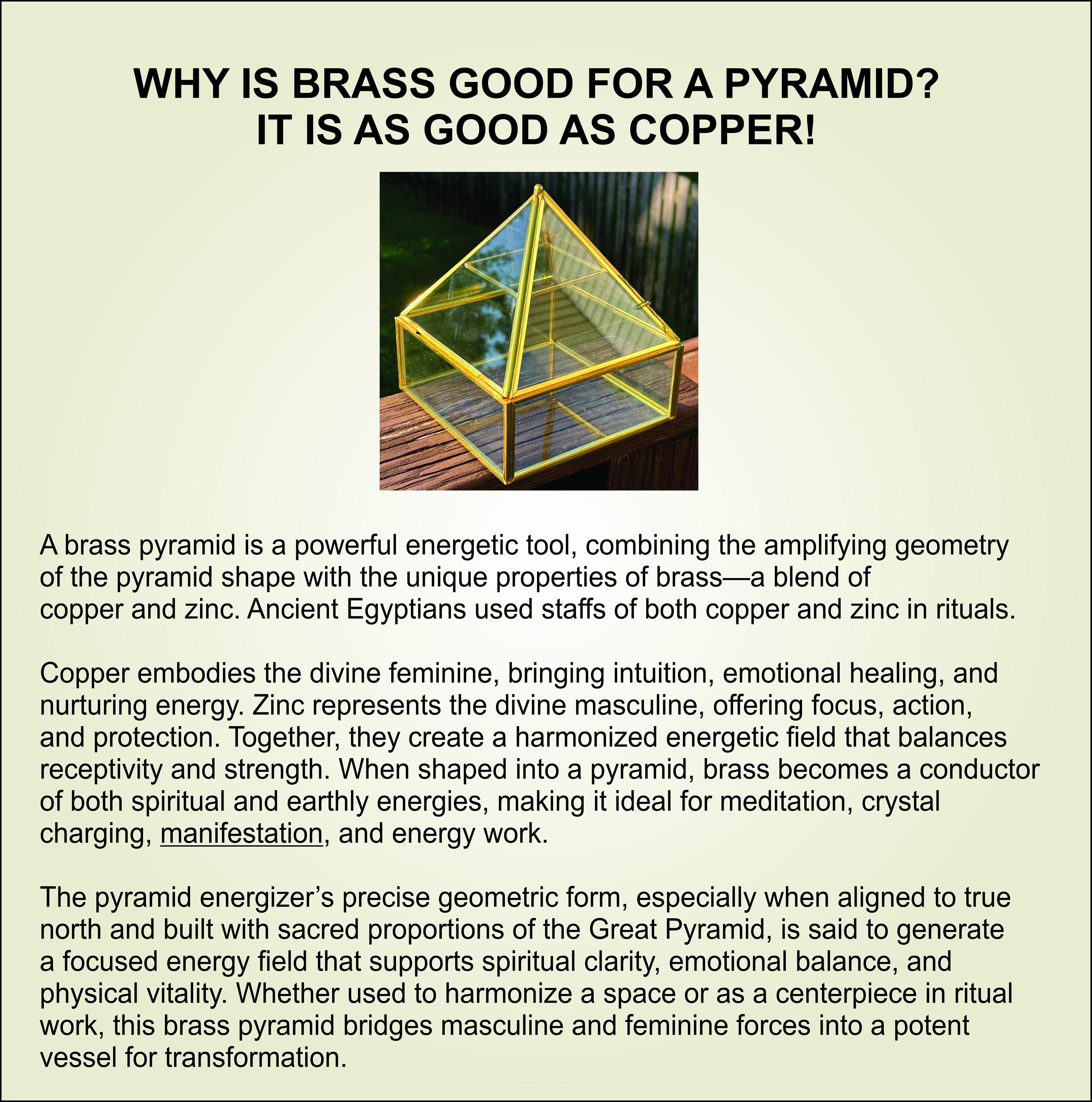 Pyramid Crystal Display Case – Sacred Geometry, Decor for Cleansing ...