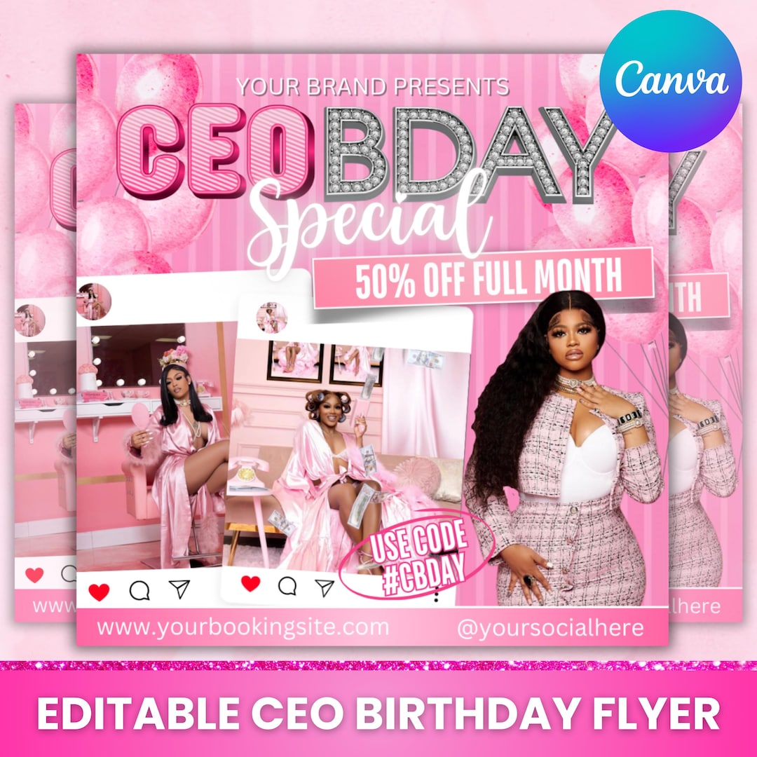 Ceo Birthday Sale Flyer, Ceo Birthday Flyer, Ceo Birthday Special Flyer ...