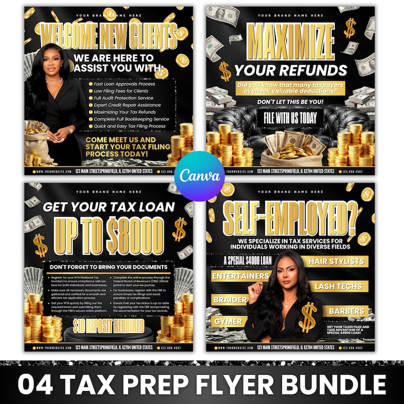 New Year Flyer Taxes - Etsy