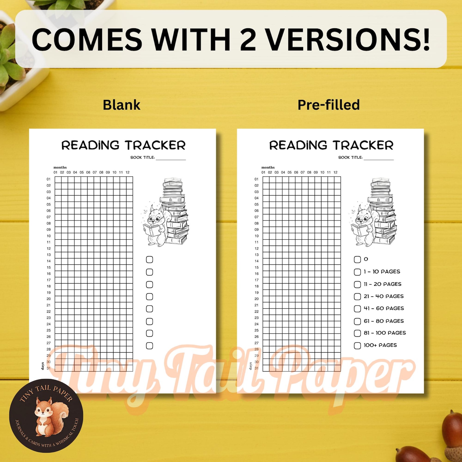 Color Coded Reading Tracker Printable, A4 A5 Journal Insert (PDF) - Etsy