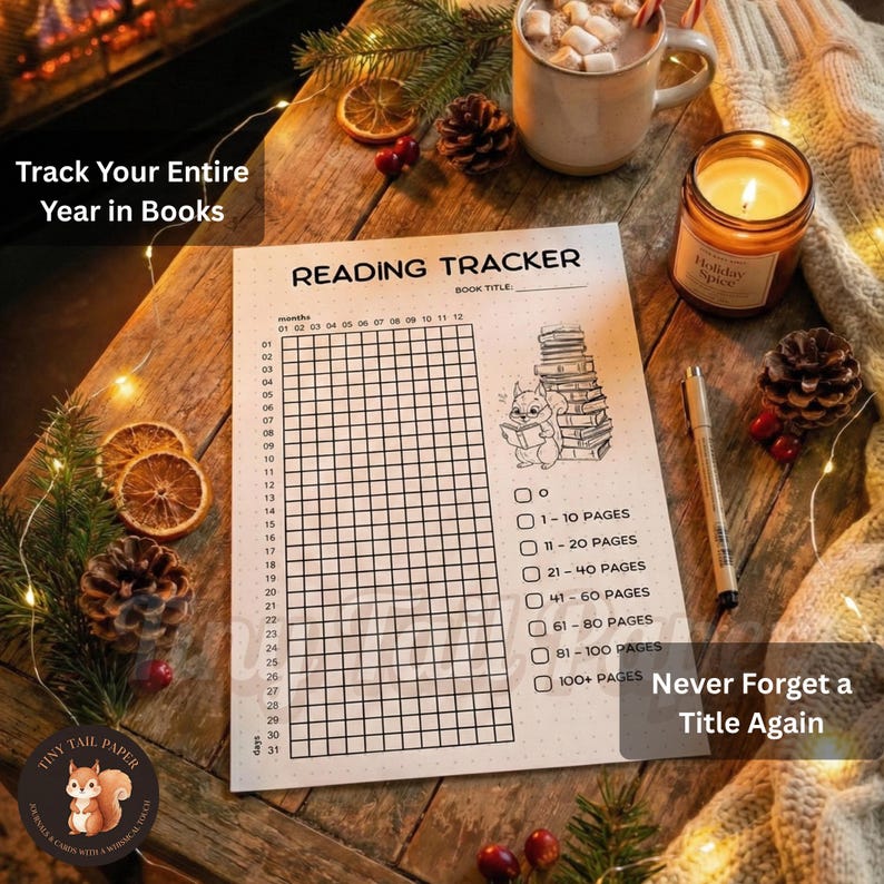 Color Coded Reading Tracker Printable, A4 A5 Journal Insert (PDF) - Etsy