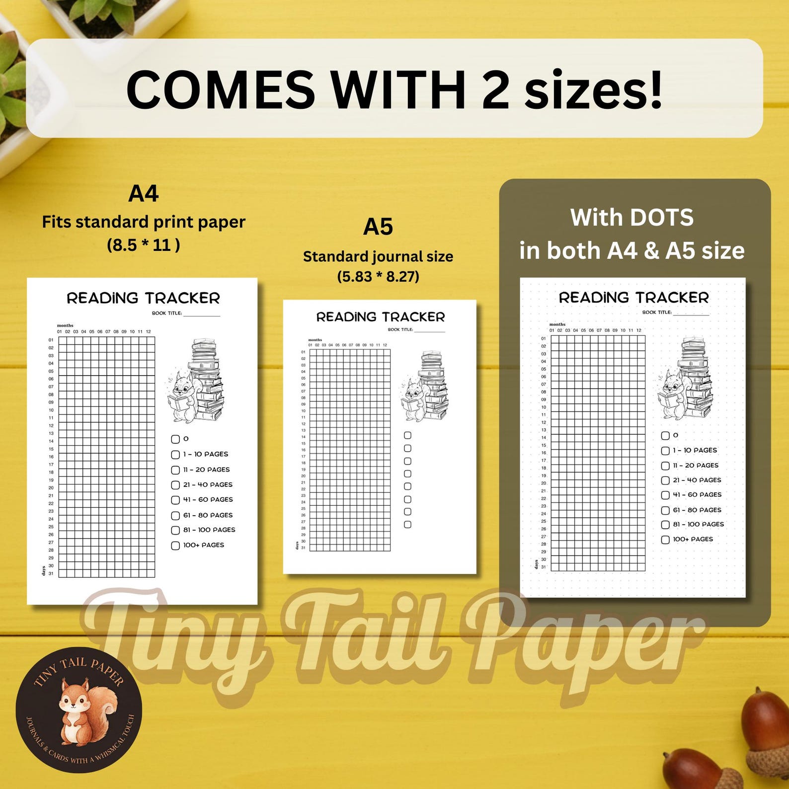 Color Coded Reading Tracker Printable, A4 A5 Journal Insert (PDF) - Etsy