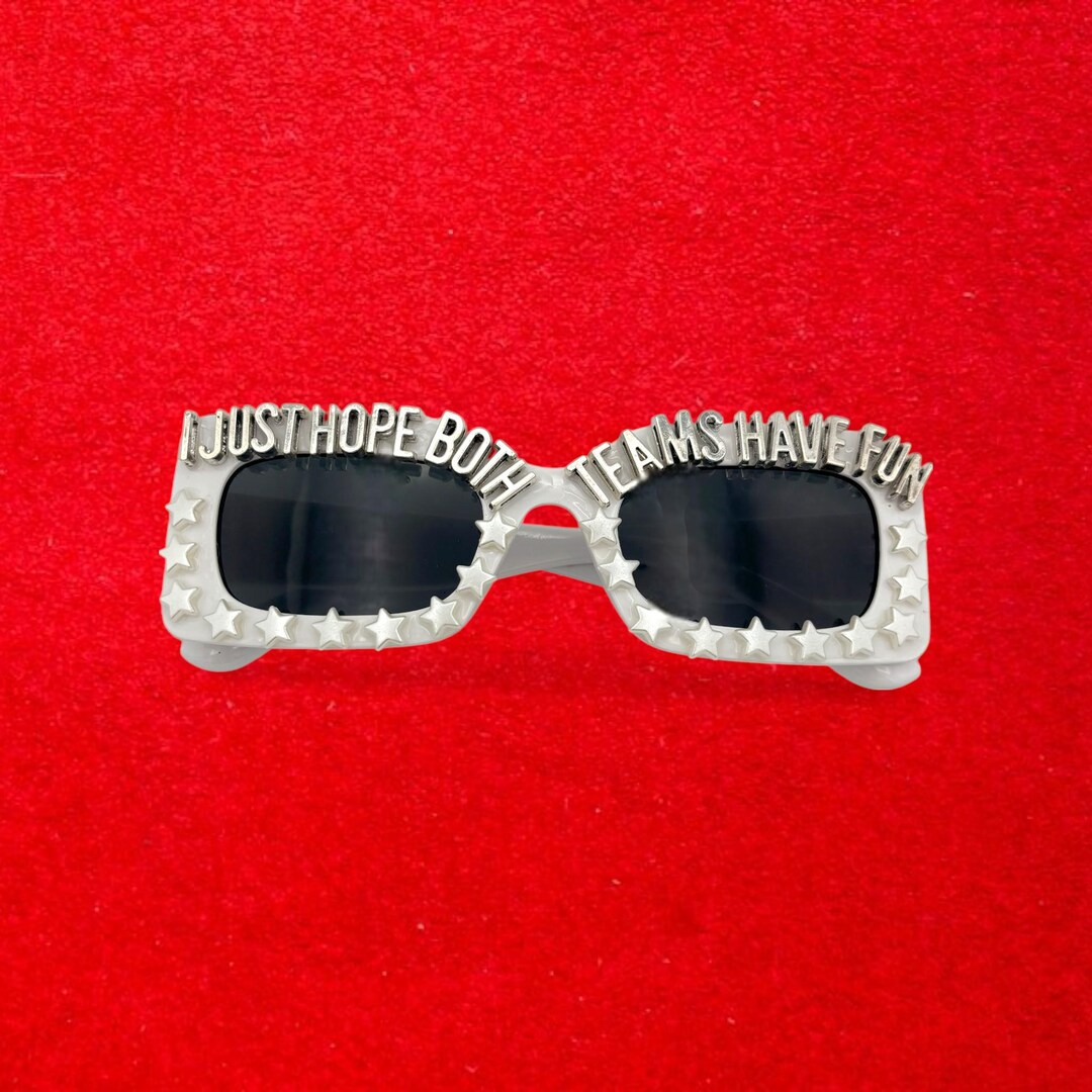 Custom Game Day Sunglasses: I Hope Both Teams Have Fun - Etsy