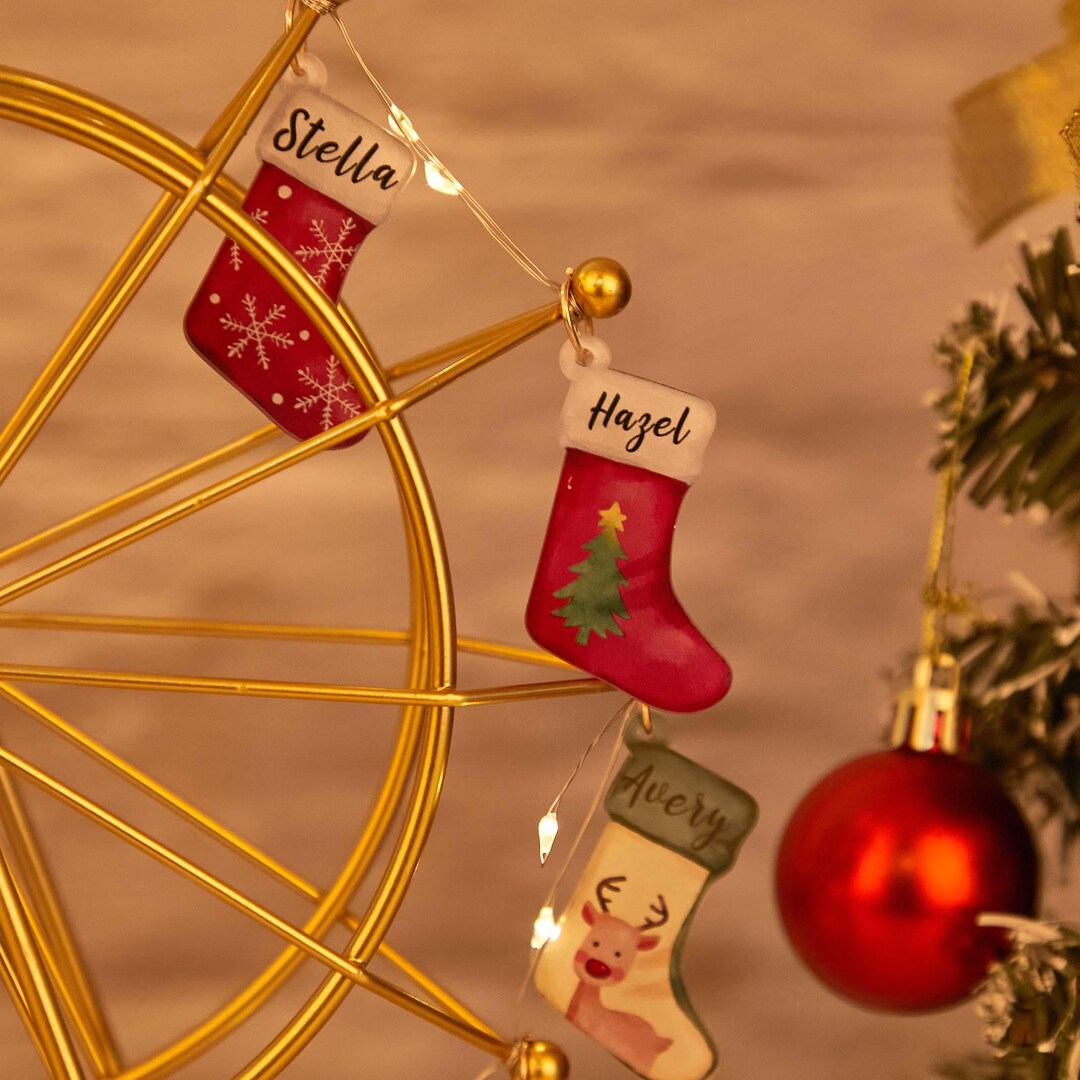 Personalized Family Ferris Wheel Christmas Ornament With LED Lights ...