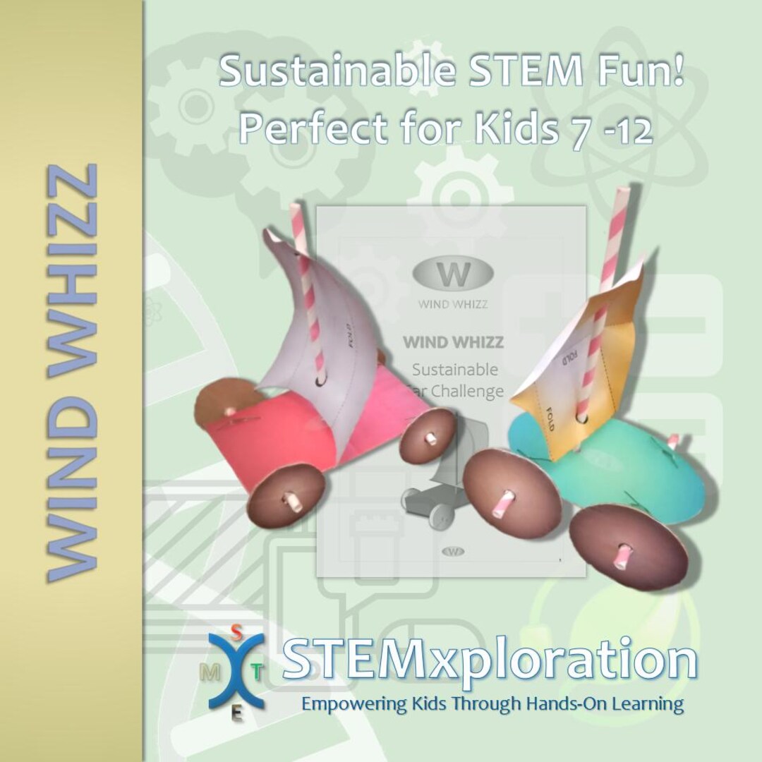 Printable STEM Activity | Wind Whizz Sustainable Car Challenge | Fun ...