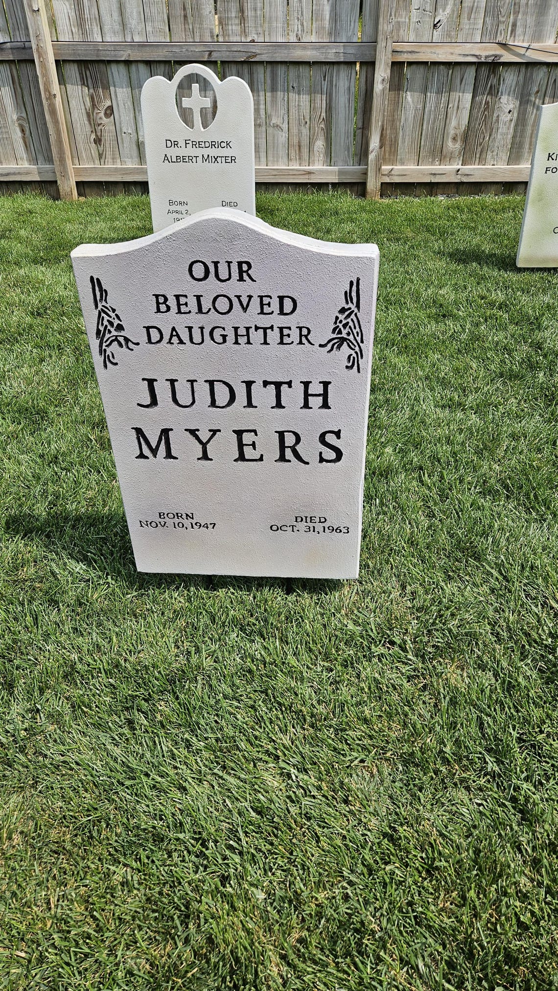 Digital Tombstone Template Based on Judith Myers Grave, Micheal Myers ...