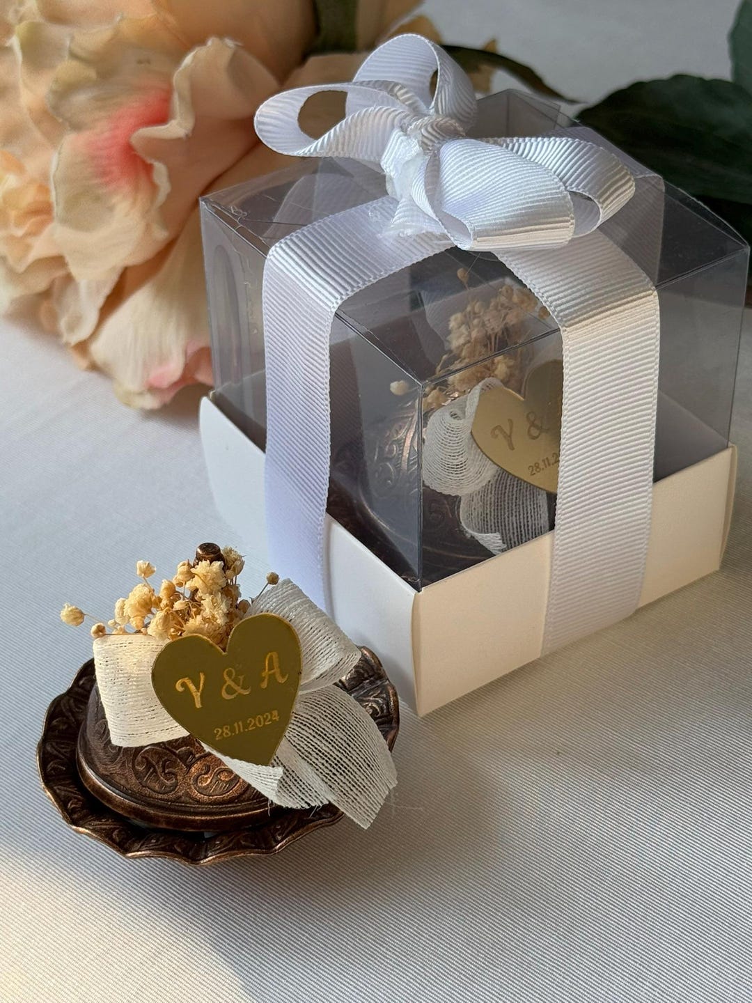 Personalized Almond Candy Favors for Guest, Wedding Almond Candy Favor ...