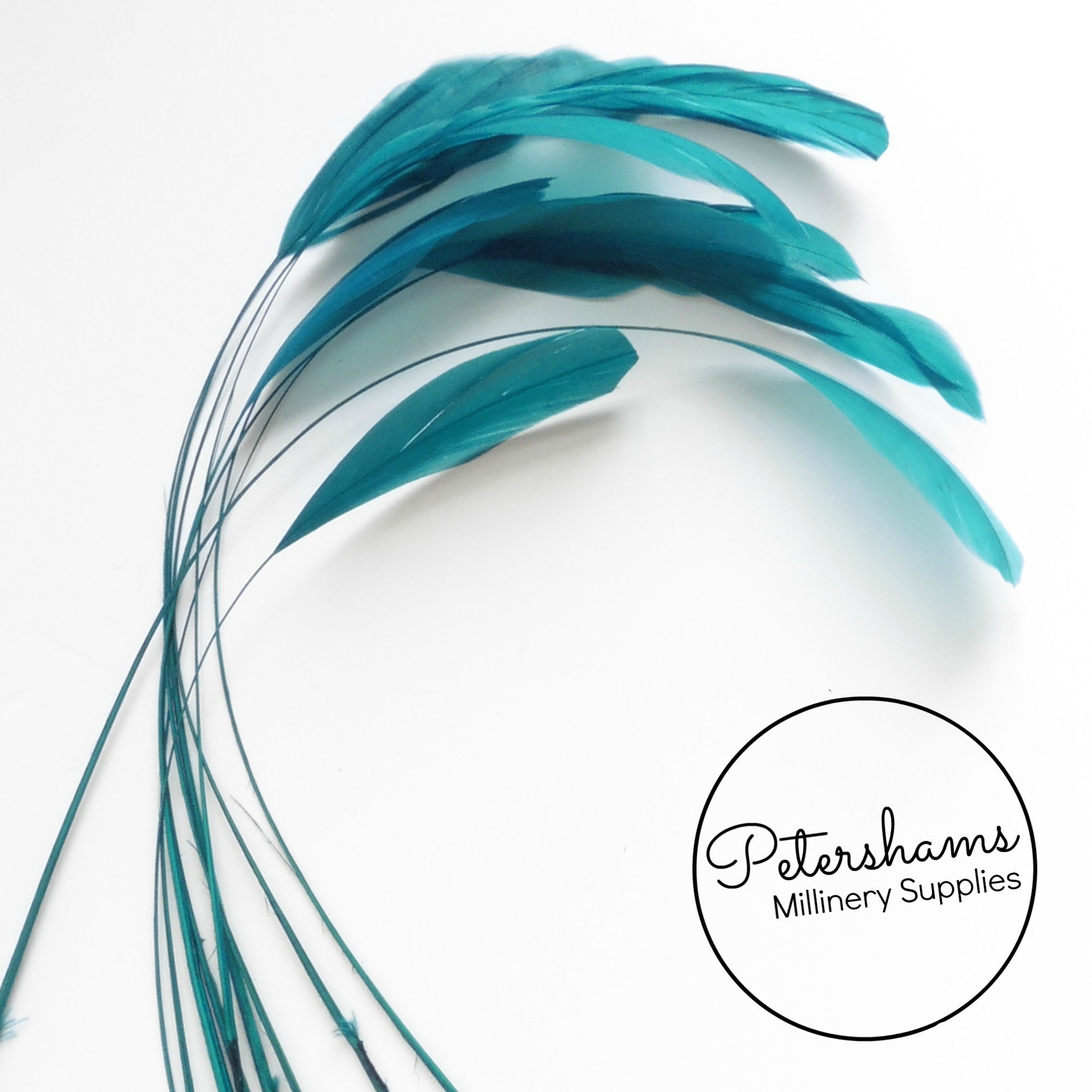 Teal Fascinator With Feathers - Etsy