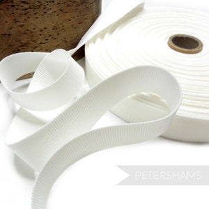 24mm Elastic Grosgrain Ribbon for Millinery, Hat Trimming & Crafts - 1m ...