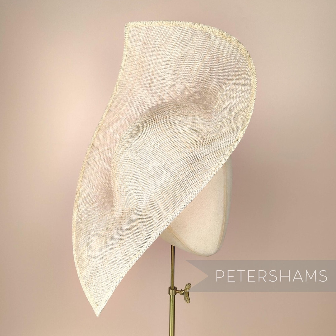 Natural Double Pointed Sinamay Fascinator 'jackie' Hat Base for ...