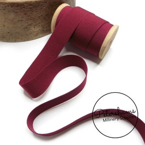 24mm Elastic Grosgrain Ribbon for Millinery Hat Trimming & - Etsy