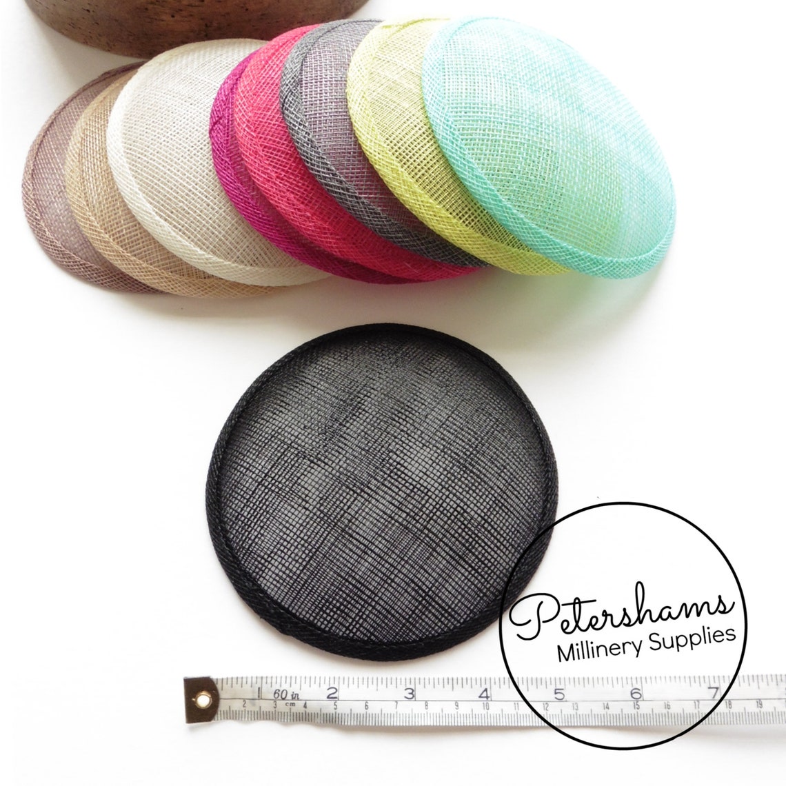 13.5cm Round Sinamay Fascinator Hat Base for Millinery & Hat - Etsy