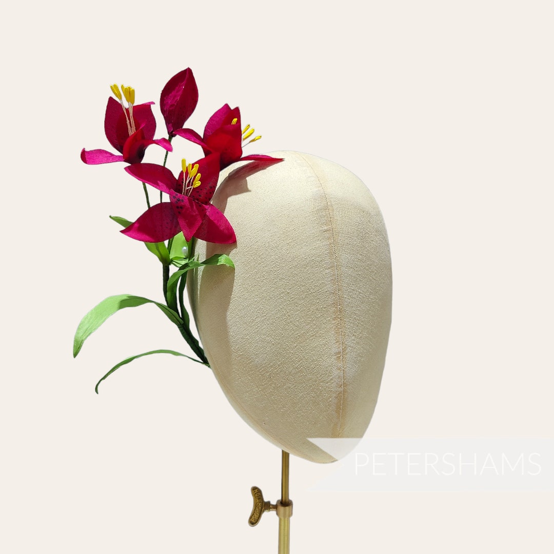 Vintage 'maya' 1950/60's German Lily Flower Millinery Mount for Hat ...