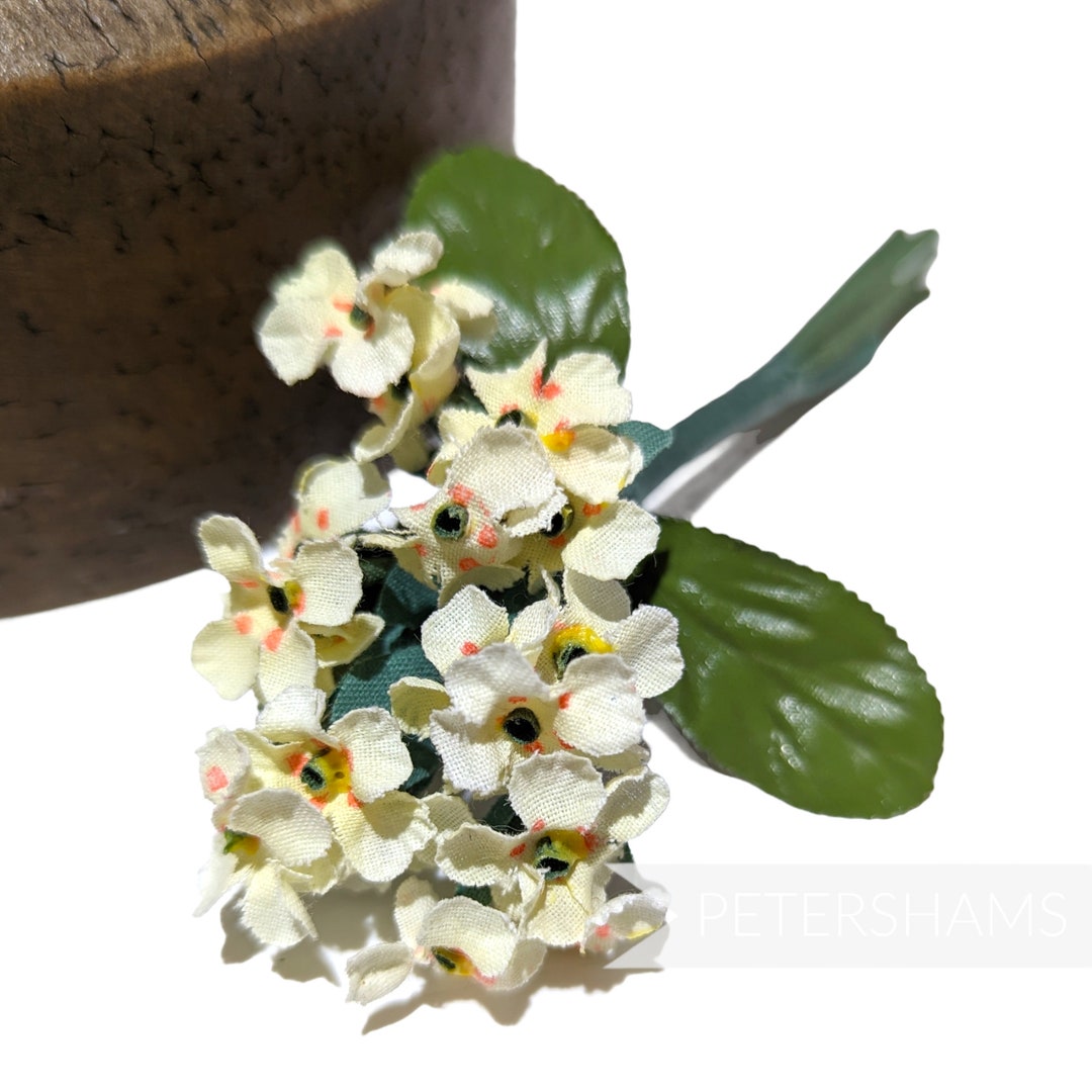 Vintage 'sandra' 1960's Korean Primrose Flower Hat Mount for Millinery ...