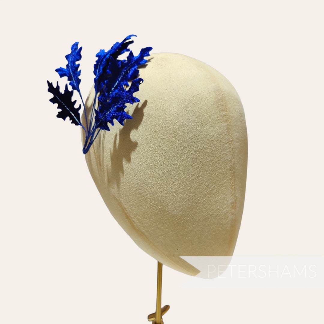 Vintage 'alondra' 1940/50's German Velvet Oak Leaf Millinery Mount ...
