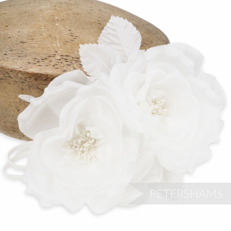 White Silk Flowers - Etsy