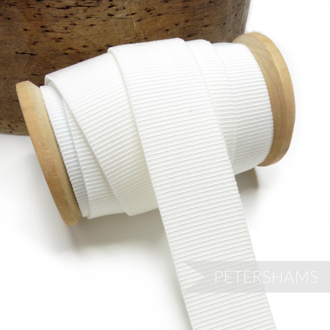 24mm Elastic Grosgrain Ribbon for Millinery, Hat Trimming & Crafts - 1m ...
