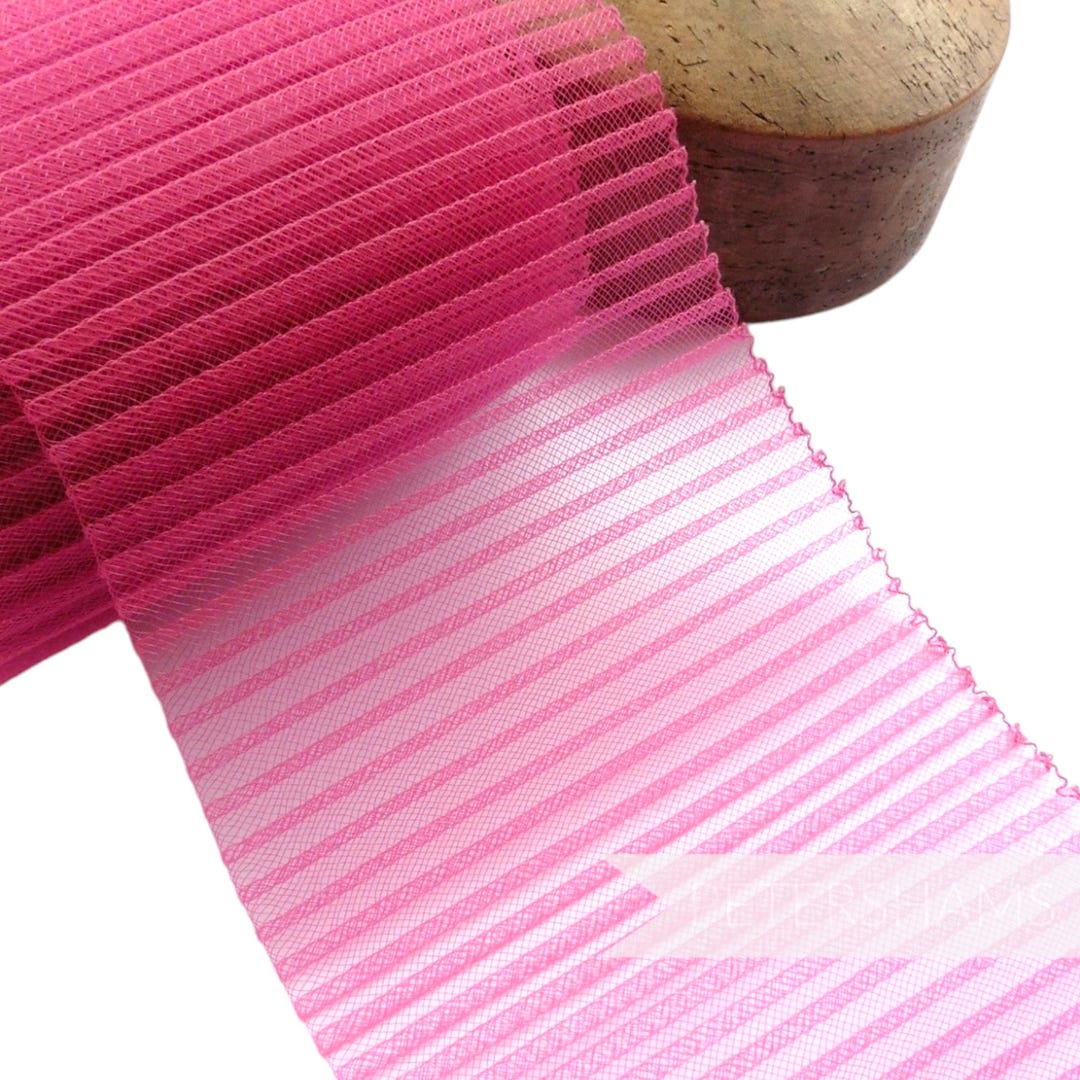 15cm (6 Inch) Wide Pleated Crinoline (crin, Horsehair Braid) for ...